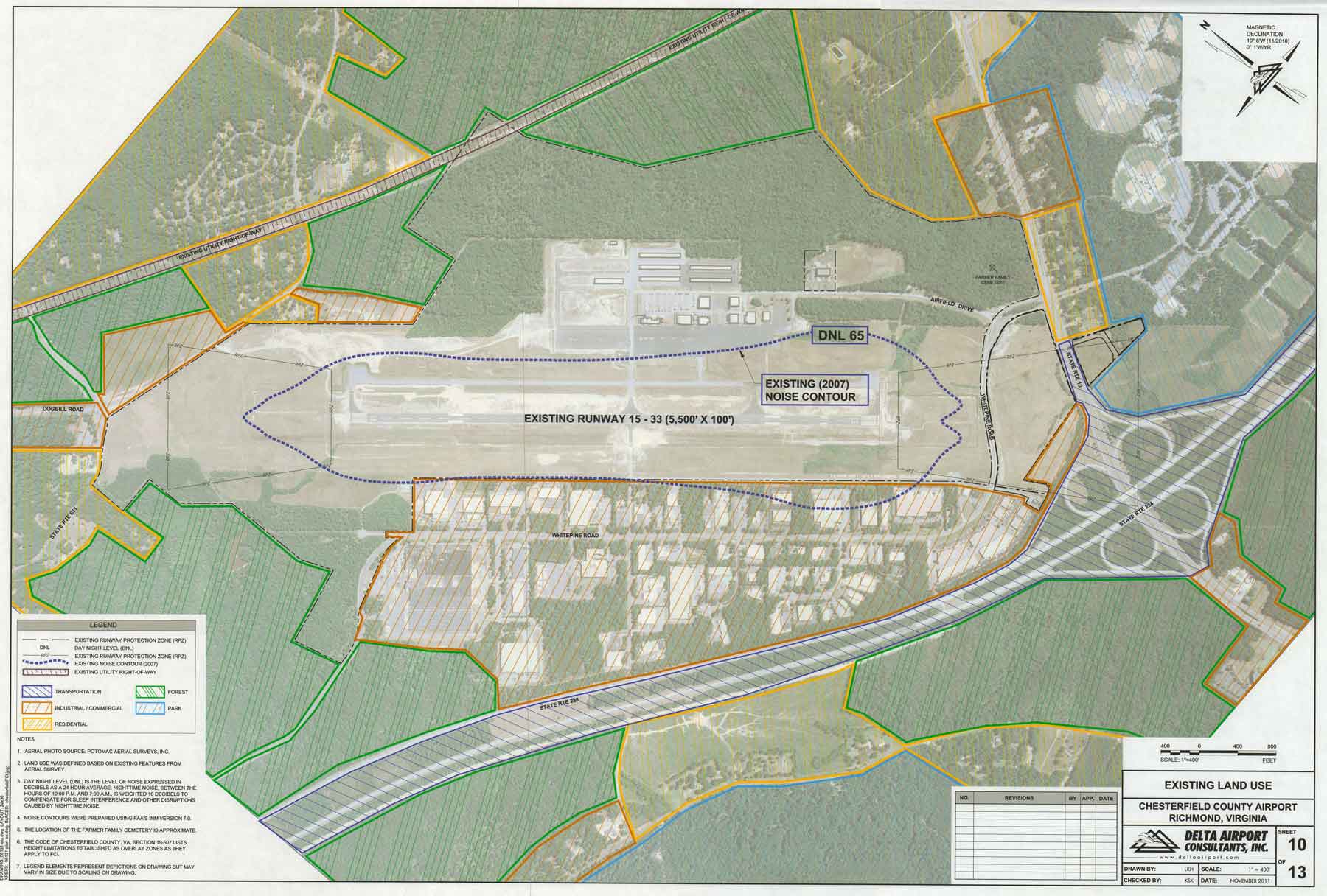 Noise Contour – Department of Aviation